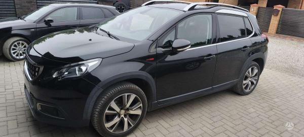 Black Peugeot 2008 2018 in Taurage, with an engine capacity of 1.20 L and mileage of 103 thousand km for 5699 €, photo 3 on AUTOMOTO.COM.LV