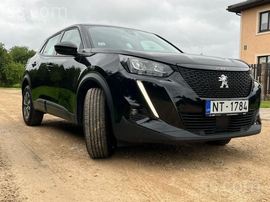 Black Peugeot 2008 2020 in Riga, with an engine capacity of 1.50 L and mileage of 144 thousand km for 16550 €, photo 1 on AUTOMOTO.COM.LV