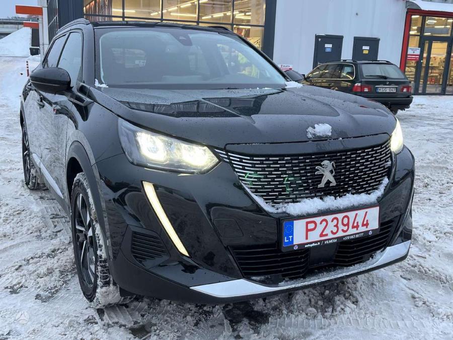 Melns Peugeot 2008 2021 Viļņa, ar dzinēja tilpumu 1.50 L un nobraukumu 201 tūkst. km par 11979 €, foto 2 vietnē AUTOMOTO.COM.LV