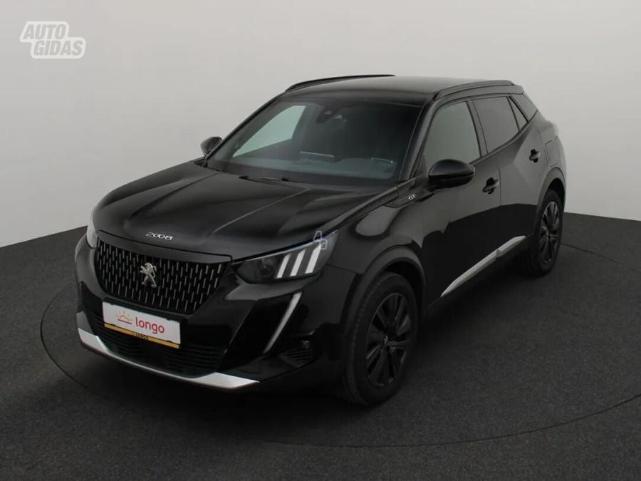 Black Peugeot 2008 2021 in Vilnius, with an engine capacity of 1.20 L and mileage of 97 thousand km for 15999 €, photo 1 on AUTOMOTO.COM.LV