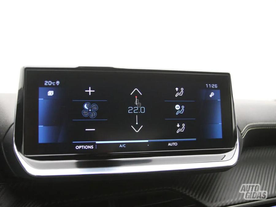 Black Peugeot 2008 2021 in Vilnius, with an engine capacity of 1.20 L and mileage of 97 thousand km for 15999 €, photo 21 on AUTOMOTO.COM.LV