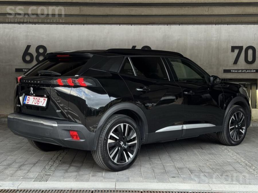 Black Peugeot 2008 2021 in Riga, with an engine capacity of 1.20 L and mileage of 120 thousand km for 17490 €, photo 7 on AUTOMOTO.COM.LV