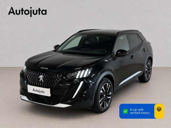 Black Peugeot 2008 2021 in Kaunas, with an engine capacity of 1.20 L and mileage of 110 thousand km for 15200 €, photo 1 on AUTOMOTO.COM.LV