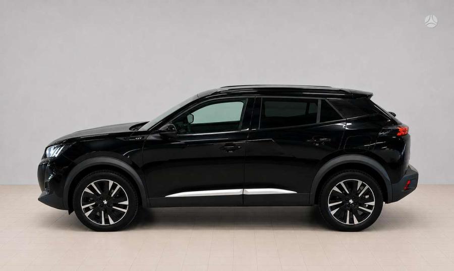 Black Peugeot 2008 2021 in Kaunas, with an engine capacity of 1.20 L and mileage of 110 thousand km for 15200 €, photo 3 on AUTOMOTO.COM.LV