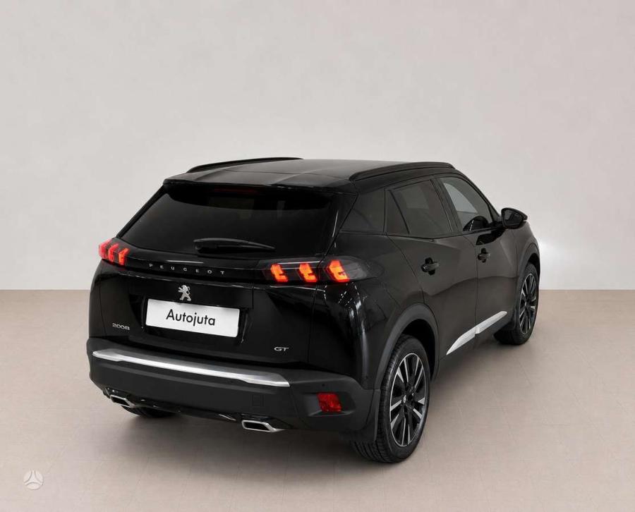 Black Peugeot 2008 2021 in Kaunas, with an engine capacity of 1.20 L and mileage of 110 thousand km for 15200 €, photo 5 on AUTOMOTO.COM.LV