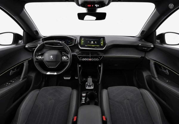 Black Peugeot 2008 2021 in Kaunas, with an engine capacity of 1.20 L and mileage of 110 thousand km for 15200 €, photo 6 on AUTOMOTO.COM.LV