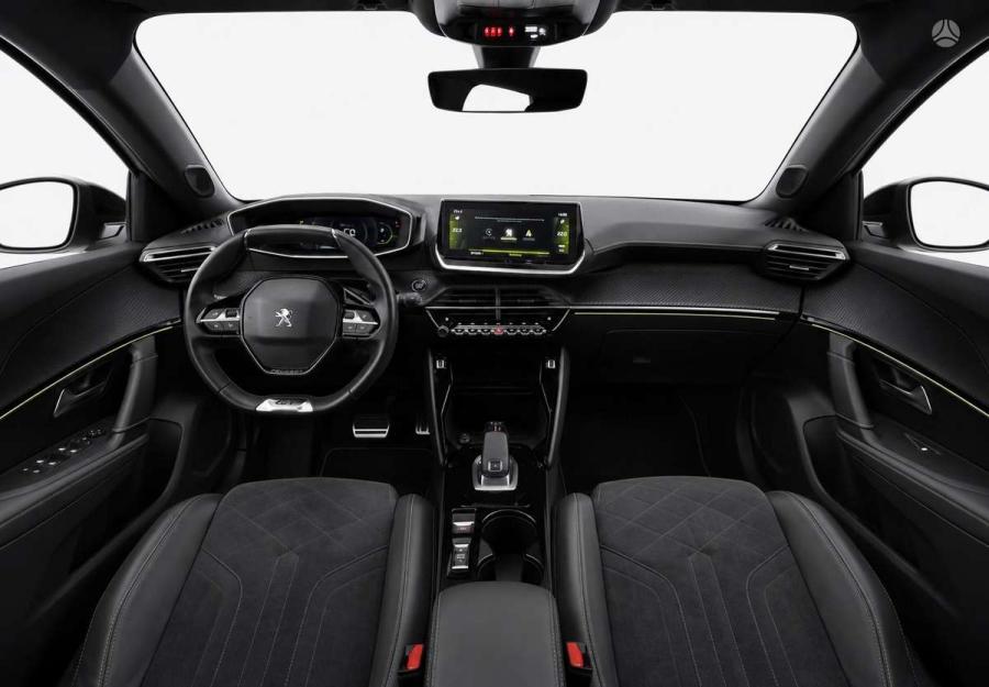Black Peugeot 2008 2021 in Kaunas, with an engine capacity of 1.20 L and mileage of 110 thousand km for 15200 €, photo 6 on AUTOMOTO.COM.LV
