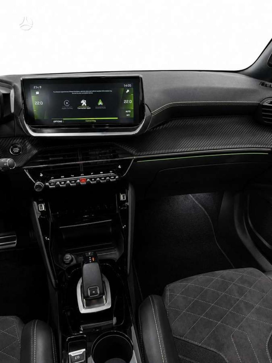 Black Peugeot 2008 2021 in Kaunas, with an engine capacity of 1.20 L and mileage of 110 thousand km for 15200 €, photo 12 on AUTOMOTO.COM.LV