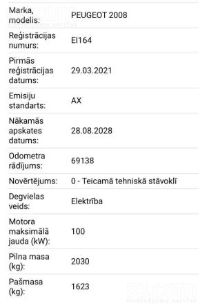 Melns Peugeot 2008 2021 Rīga, ar dzinēja tilpumu 1.50 L un nobraukumu 0 tūkst. km par 15500 €, foto 19 vietnē AUTOMOTO.COM.LV