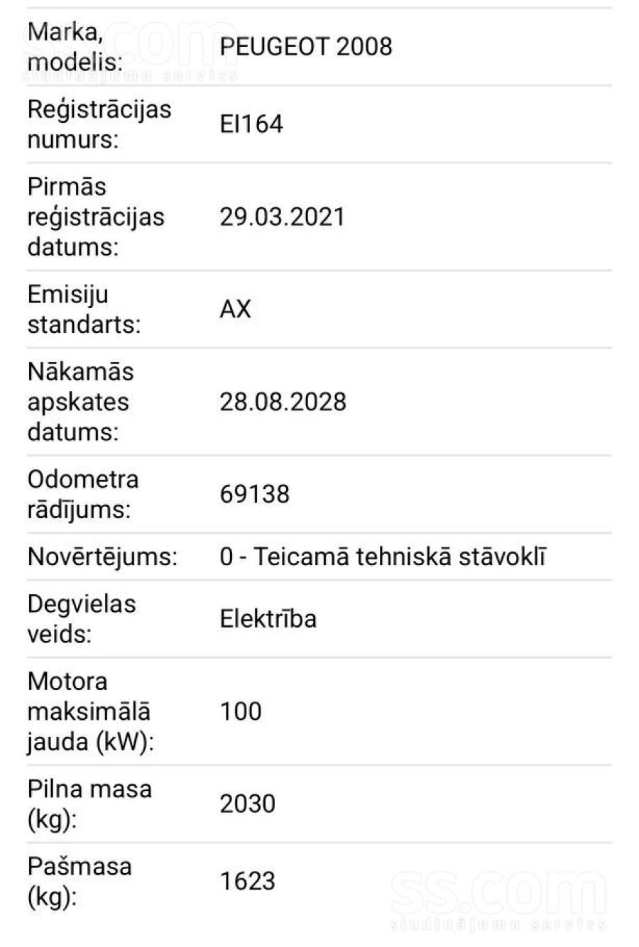 Melns Peugeot 2008 2021 Rīga, ar dzinēja tilpumu 1.50 L un nobraukumu 0 tūkst. km par 15500 €, foto 19 vietnē AUTOMOTO.COM.LV