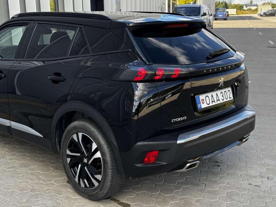 Black Peugeot 2008 2021 in Vilnius, with an engine capacity of 1.20 L and mileage of 68 thousand km for 12500 €, photo 17 on AUTOMOTO.COM.LV
