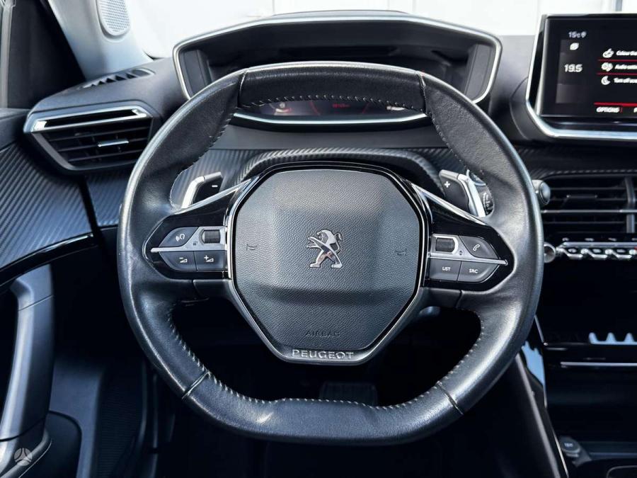Black Peugeot 2008 2021 in Vilnius, with an engine capacity of 1.20 L and mileage of 68 thousand km for 12500 €, photo 30 on AUTOMOTO.COM.LV