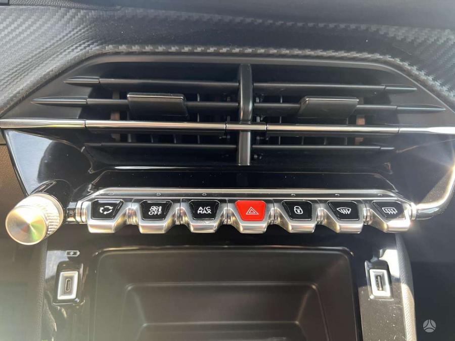 Black Peugeot 2008 2022 in Kaunas, with an engine capacity of 1.50 L and mileage of 210 thousand km for 11999 €, photo 34 on AUTOMOTO.COM.LV