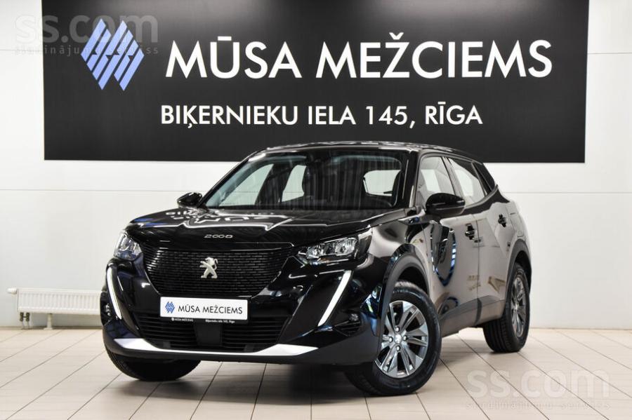 Melns Peugeot 2008 2022 Rīga, ar dzinēja tilpumu 1.20 L un nobraukumu 48 tūkst. km par 20590 €, foto 1 vietnē AUTOMOTO.COM.LV