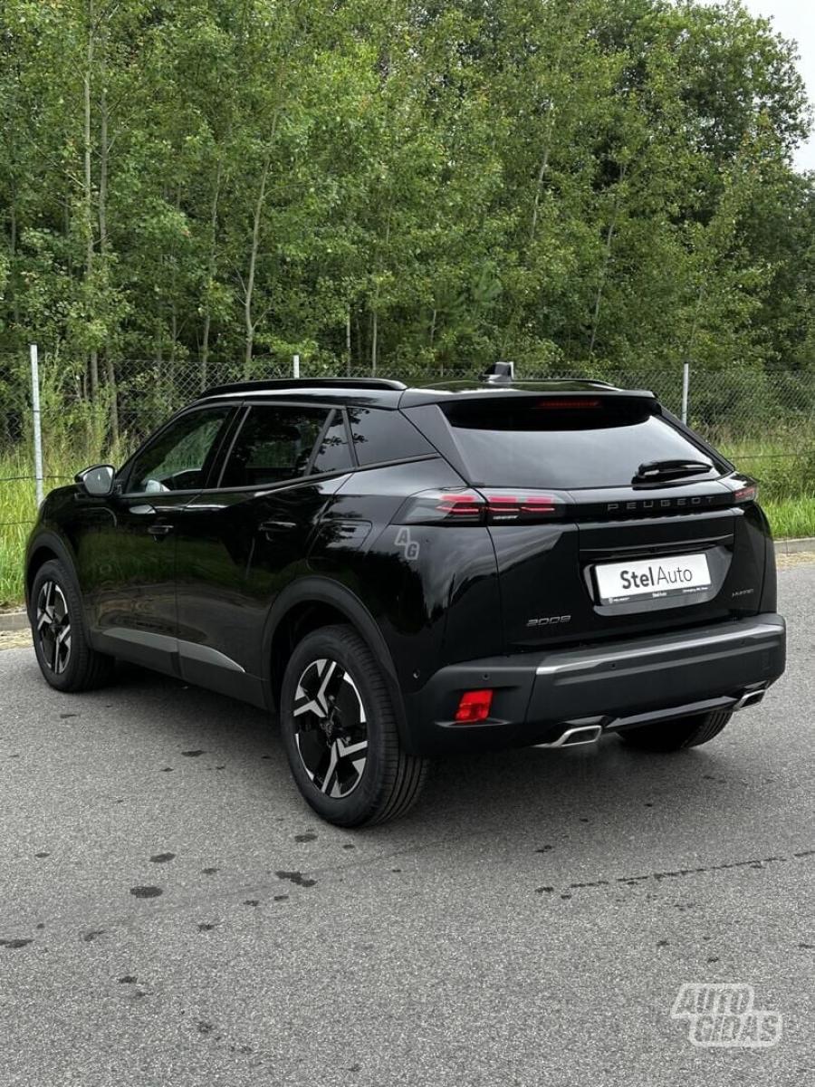 Black Peugeot 2008 2026 in Vilnius, with an engine capacity of 1.20 L and mileage of 6 thousand km for 26500 €, photo 7 on AUTOMOTO.COM.LV