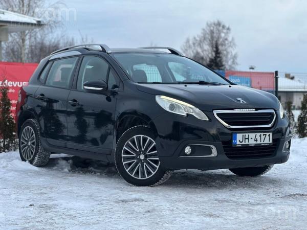 Black Peugeot 2008 2013 in Jelgava, with an engine capacity of 1.20 L and mileage of 0 thousand km for 5350 €, photo 1 on AUTOMOTO.COM.LV