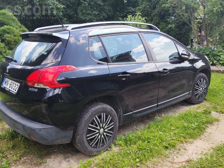 Melns Peugeot 2008 2015 Bauska, ar dzinēja tilpumu 1.60 L un nobraukumu 202 tūkst. km par 5200 €, foto 5 vietnē AUTOMOTO.COM.LV