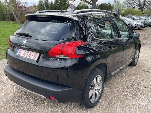 Black Peugeot 2008 2016 in Riga, with an engine capacity of 1.20 L and mileage of 34 thousand km for 6200 €, photo 5 on AUTOMOTO.COM.LV