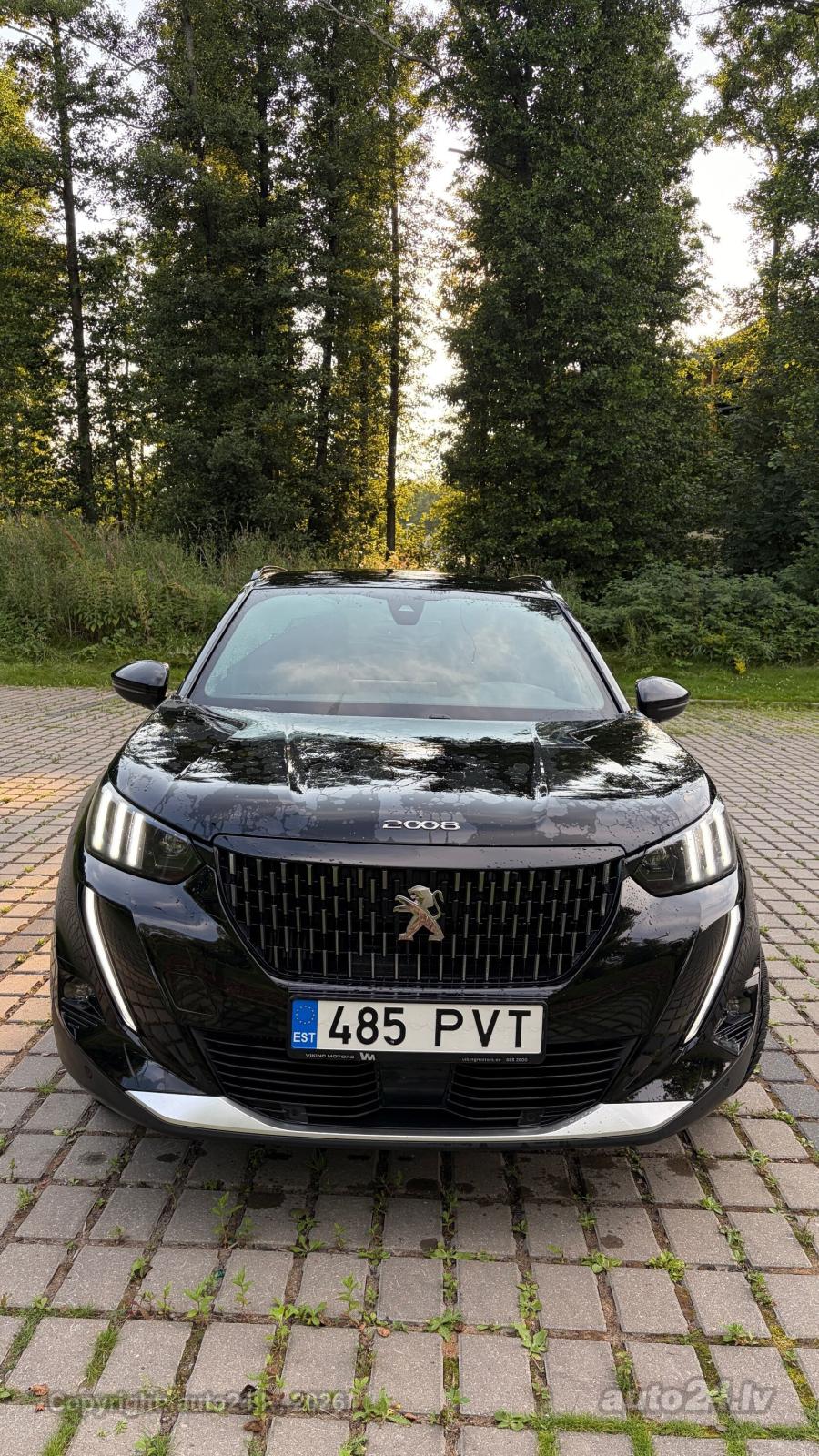 Black Peugeot 2008 2021 in Tallinn, with an engine capacity of 1.50 L and mileage of 108 thousand km for 15990 €, photo 4 on AUTOMOTO.COM.LV