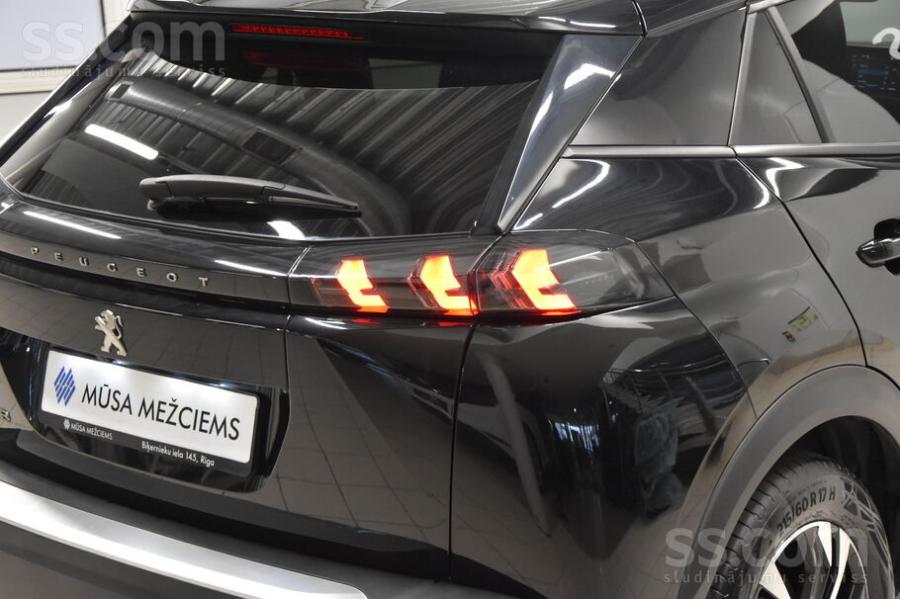 Black Peugeot 2008 2022 in Riga, with an engine capacity of 1.20 L and mileage of 56 thousand km for 20490 €, photo 10 on AUTOMOTO.COM.LV