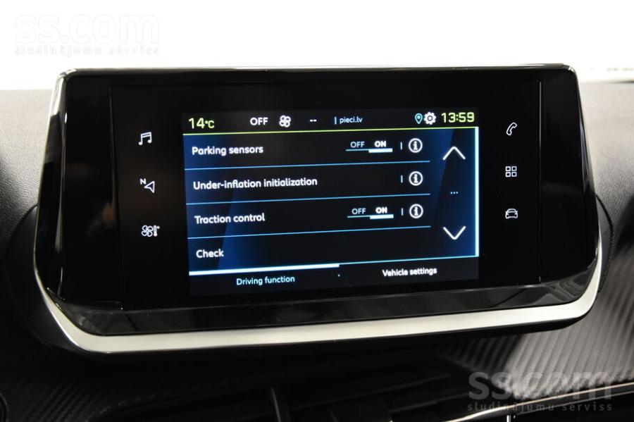 Black Peugeot 2008 2022 in Riga, with an engine capacity of 1.20 L and mileage of 56 thousand km for 20490 €, photo 20 on AUTOMOTO.COM.LV