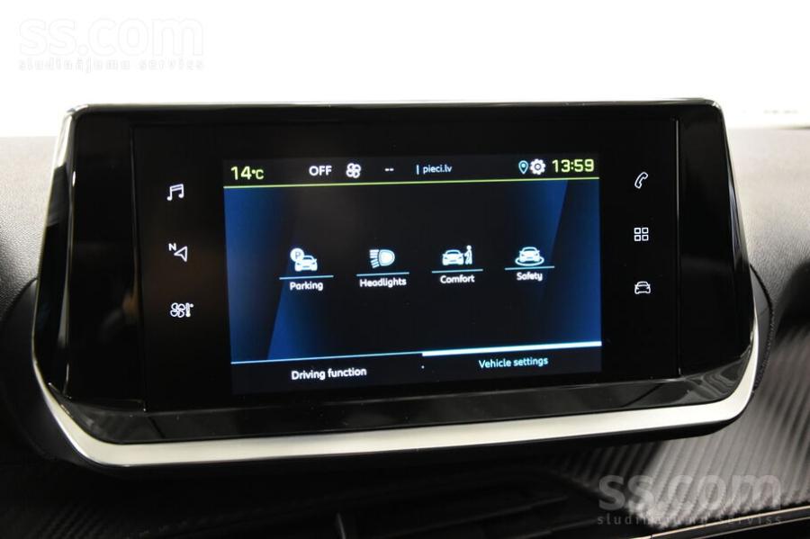 Black Peugeot 2008 2022 in Riga, with an engine capacity of 1.20 L and mileage of 56 thousand km for 20490 €, photo 21 on AUTOMOTO.COM.LV