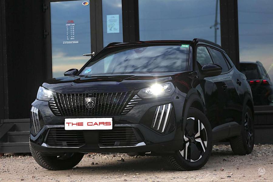 Black Peugeot 2008 2024 in Tukums, with an engine capacity of 0.00 L and mileage of 3 thousand km for 27290 €, photo 6 on AUTOMOTO.COM.LV