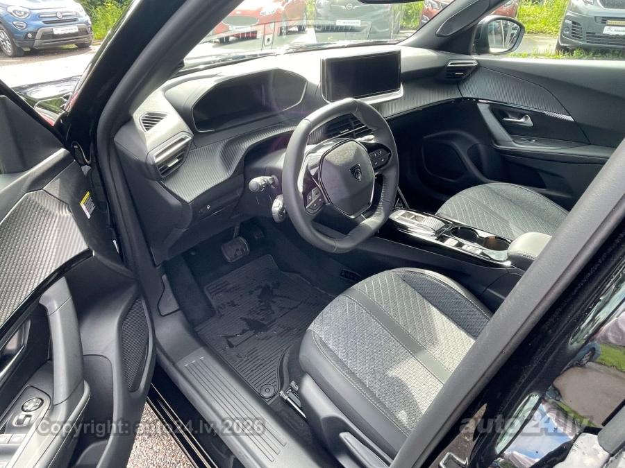 Black Peugeot 2008 2026 in Tartu, with an engine capacity of 1.20 L and mileage of 0 thousand km for 25990 €, photo 10 on AUTOMOTO.COM.LV