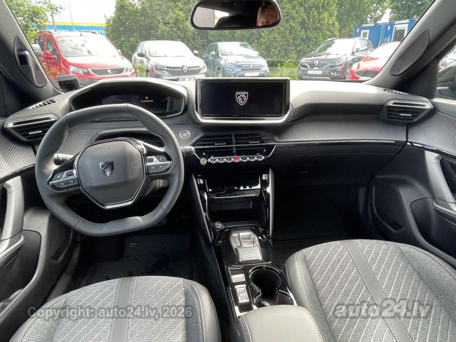 Black Peugeot 2008 2026 in Tartu, with an engine capacity of 1.20 L and mileage of 0 thousand km for 25990 €, photo 11 on AUTOMOTO.COM.LV