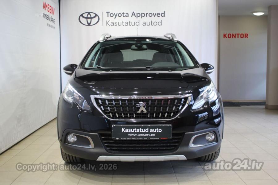 Black Peugeot 2008 2019 in Tallinn, with an engine capacity of 1.20 L and mileage of 104 thousand km for 10990 €, photo 6 on AUTOMOTO.COM.LV