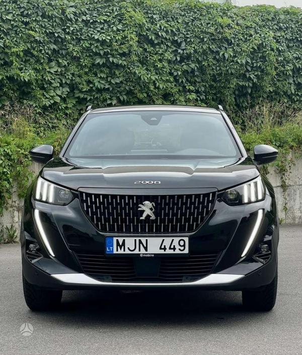 Black Peugeot 2008 2022 in Vilnius, with an engine capacity of 1.20 L and mileage of 59 thousand km for 18900 €, photo 2 on AUTOMOTO.COM.LV