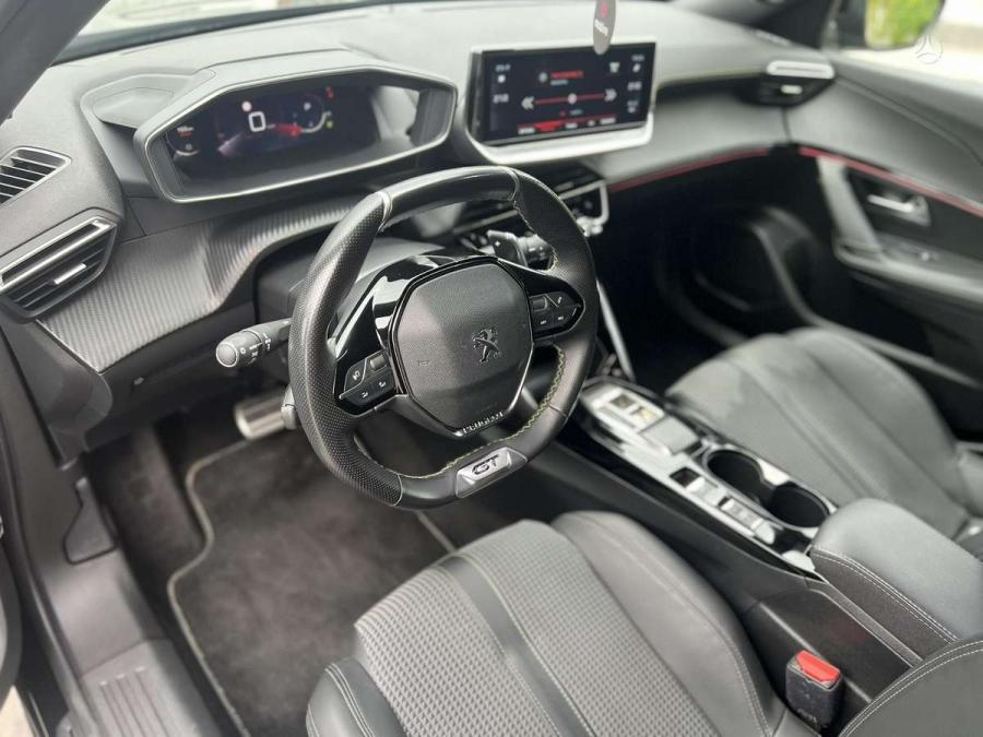 Black Peugeot 2008 2022 in Vilnius, with an engine capacity of 1.20 L and mileage of 59 thousand km for 18900 €, photo 6 on AUTOMOTO.COM.LV