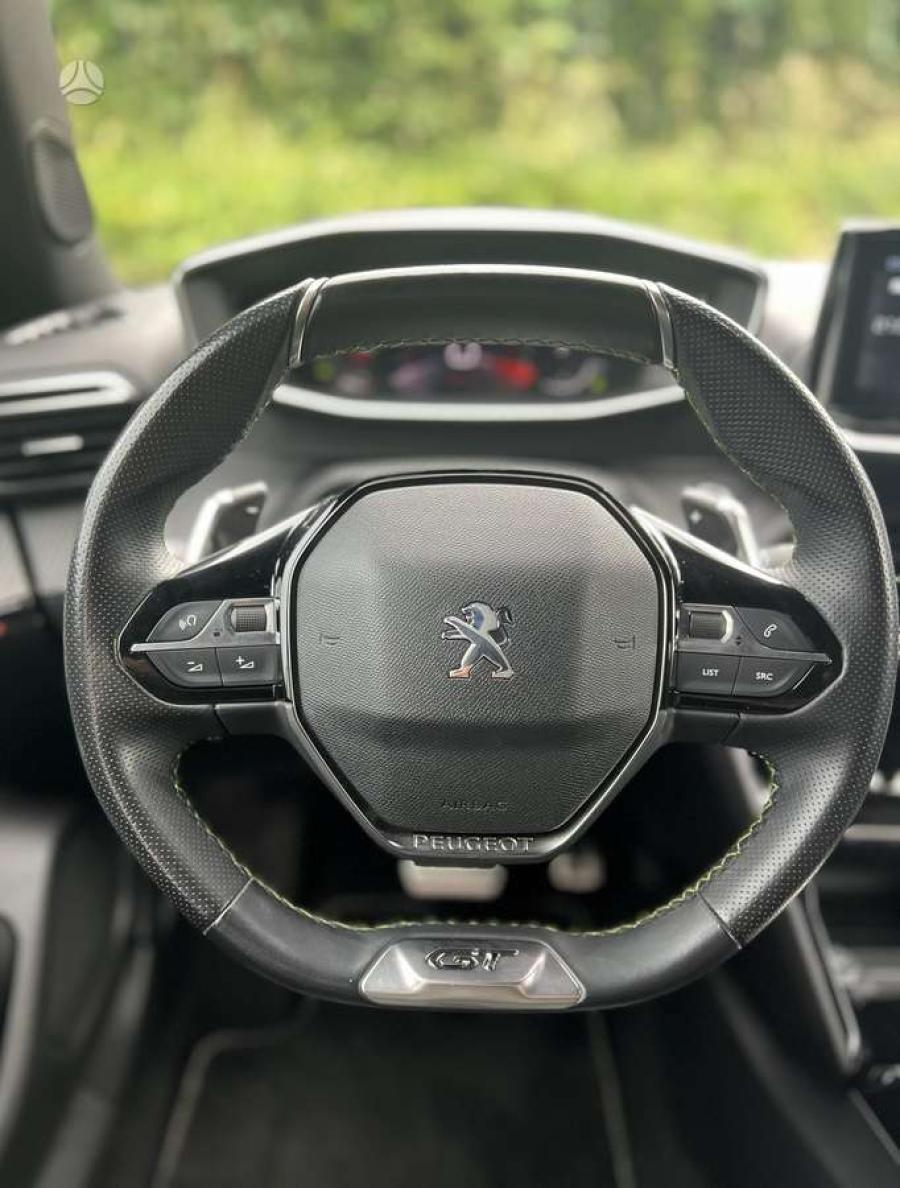 Black Peugeot 2008 2022 in Vilnius, with an engine capacity of 1.20 L and mileage of 59 thousand km for 18900 €, photo 13 on AUTOMOTO.COM.LV