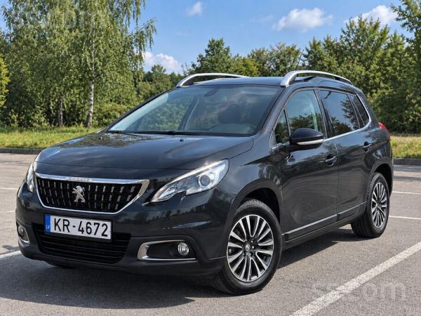 Blue Peugeot 2008 2017 in Riga, with an engine capacity of 1.20 L and mileage of 141 thousand km for 4900 €, photo 1 on AUTOMOTO.COM.LV