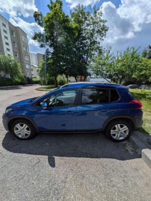 Blue Peugeot 2008 2019 in Vilnius, with an engine capacity of 1.20 L and mileage of 43 thousand km for 6500 €, photo 6 on AUTOMOTO.COM.LV
