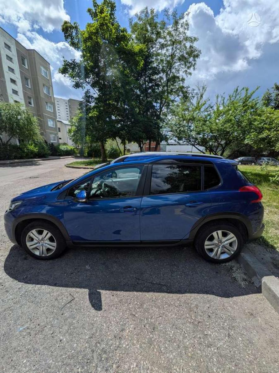 Blue Peugeot 2008 2019 in Vilnius, with an engine capacity of 1.20 L and mileage of 43 thousand km for 6500 €, photo 6 on AUTOMOTO.COM.LV