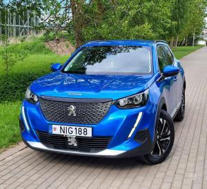 Blue Peugeot 2008 2020 in Siauliai, with an engine capacity of 1.50 L and mileage of 122 thousand km for 10500 €, photo  on AUTOMOTO.COM.LV