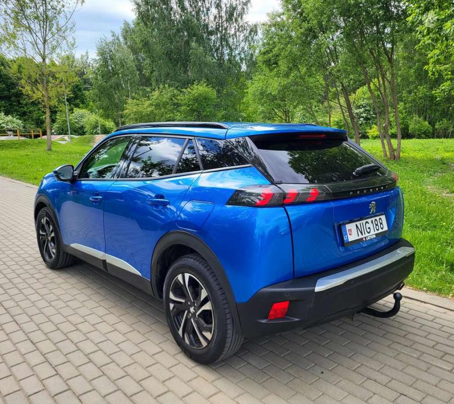 Blue Peugeot 2008 2020 in Siauliai, with an engine capacity of 1.50 L and mileage of 122 thousand km for 10500 €, photo 7 on AUTOMOTO.COM.LV