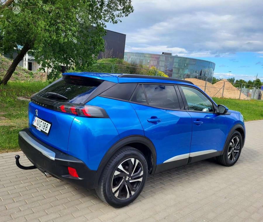 Blue Peugeot 2008 2020 in Siauliai, with an engine capacity of 1.50 L and mileage of 122 thousand km for 10500 €, photo 16 on AUTOMOTO.COM.LV