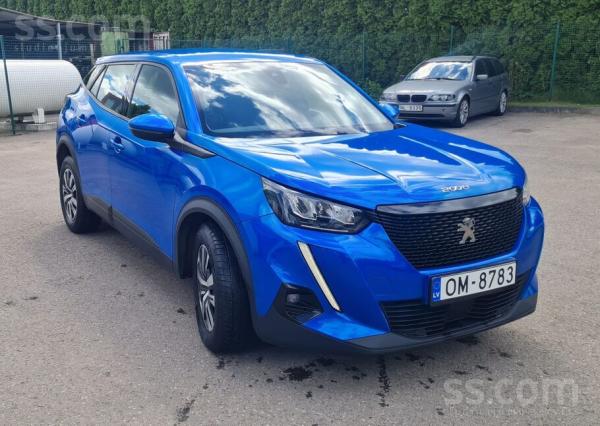 Blue Peugeot 2008 2021 in Jelgava, with an engine capacity of 1.50 L and mileage of 0 thousand km for 10490 €, photo 4 on AUTOMOTO.COM.LV