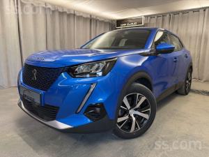 Blue Peugeot 2008 2021 in Riga, with an engine capacity of 1.20 L and mileage of 111 thousand km for 16490 €, photo  on AUTOMOTO.COM.LV