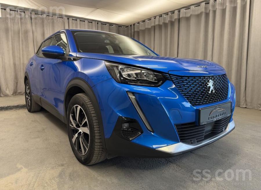 Blue Peugeot 2008 2021 in Riga, with an engine capacity of 1.20 L and mileage of 111 thousand km for 16490 €, photo 4 on AUTOMOTO.COM.LV