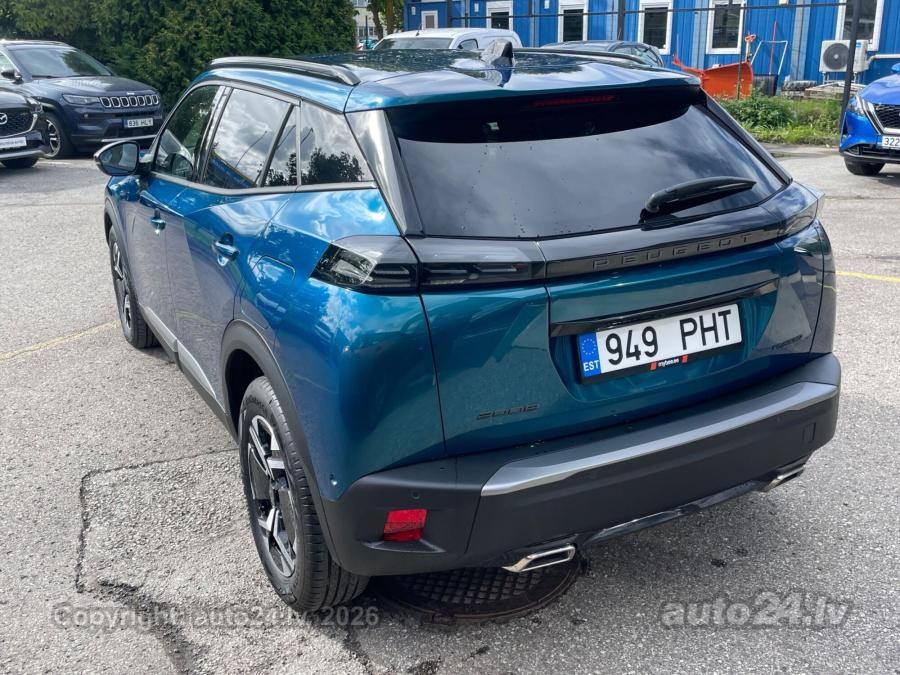 Blue Peugeot 2008 2025 in Tartu, with an engine capacity of 1.20 L and mileage of 13 thousand km for 24990 €, photo 8 on AUTOMOTO.COM.LV