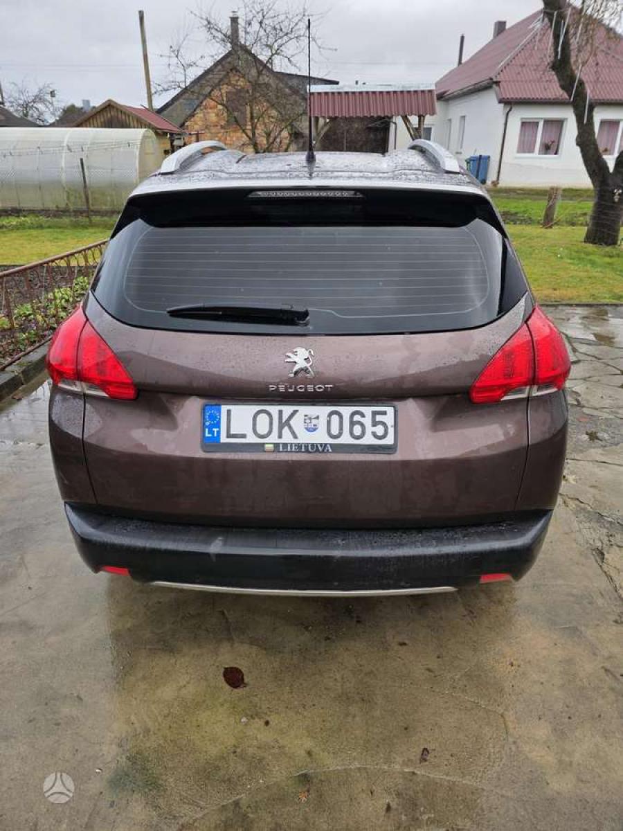 Brūns Peugeot 2008 2013 Naujoji Akmenė, ar dzinēja tilpumu 1.56 L un nobraukumu 278 tūkst. km par 4900 €, foto 4 vietnē AUTOMOTO.COM.LV
