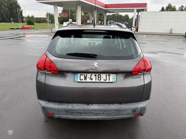 Brown Peugeot 2008 2013 in Taurage, with an engine capacity of 1.20 L and mileage of 162 thousand km for 3600 €, photo 7 on AUTOMOTO.COM.LV