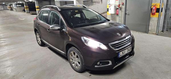 Brown Peugeot 2008 2014 in Vilnius, with an engine capacity of 1.20 L and mileage of 146 thousand km for 4800 €, photo 2 on AUTOMOTO.COM.LV