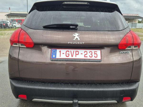 Brown Peugeot 2008 2014 in Siauliai, with an engine capacity of 1.20 L and mileage of 105 thousand km for 5350 €, photo 7 on AUTOMOTO.COM.LV
