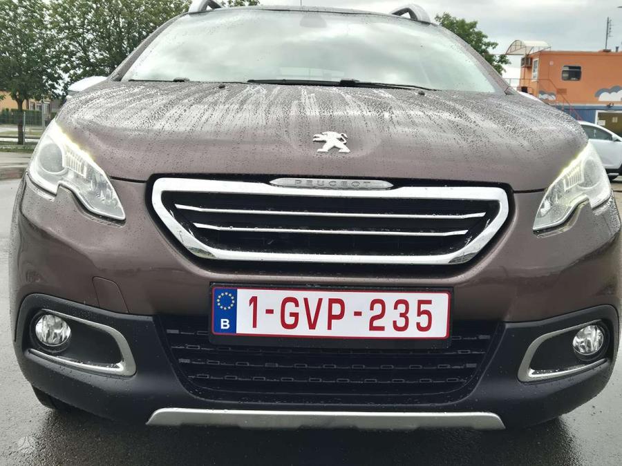 Brown Peugeot 2008 2014 in Siauliai, with an engine capacity of 1.20 L and mileage of 105 thousand km for 5350 €, photo 12 on AUTOMOTO.COM.LV