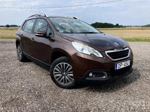 Brown Peugeot 2008 2014 in Talsi, with an engine capacity of 1.20 L and mileage of 125 thousand km for 5999 €, photo  on AUTOMOTO.COM.LV