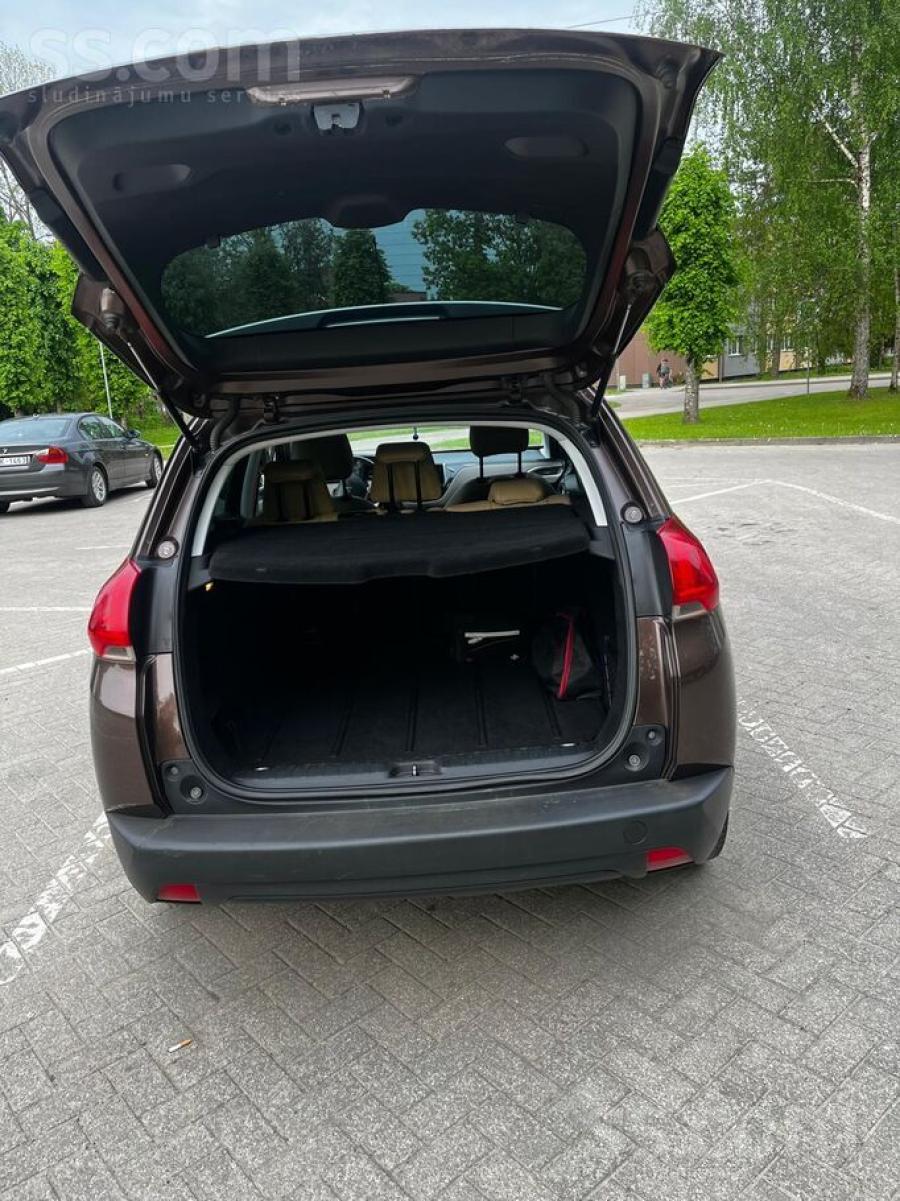 Brūns Peugeot 2008 2014 Ogre, ar dzinēja tilpumu 1.60 L un nobraukumu 285 tūkst. km par 4250 €, foto 9 vietnē AUTOMOTO.COM.LV